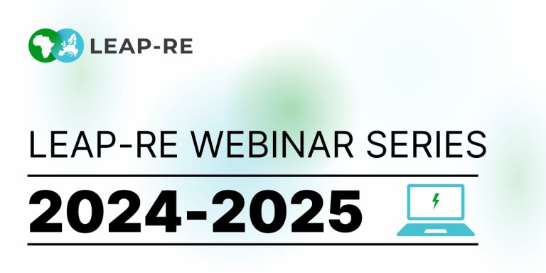 LEAP-RE WEBINAR SERIES - 2024-2025 - LEAP-RE
